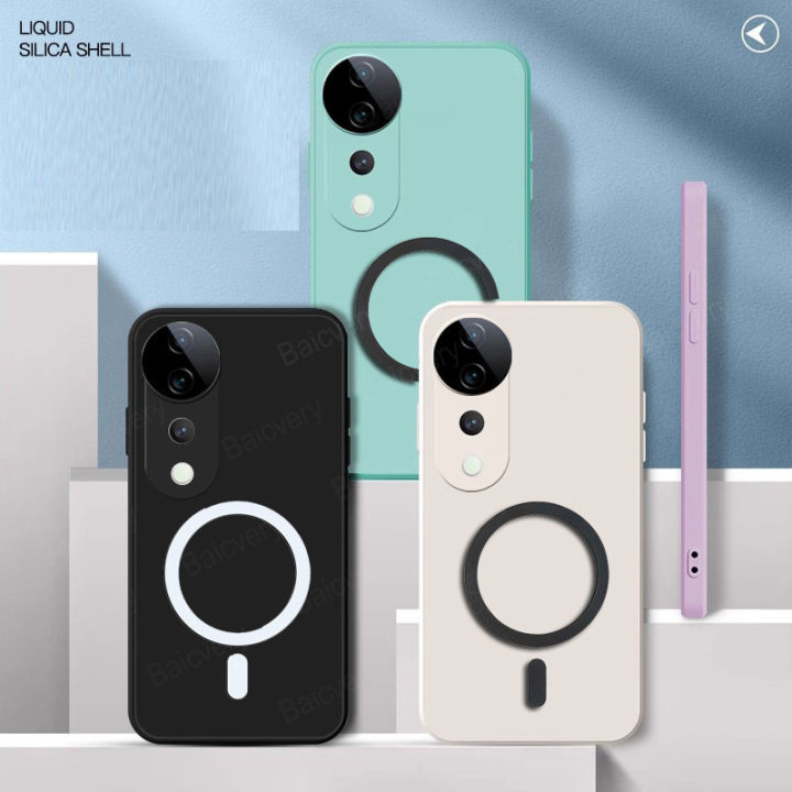 Casing For VIVO V40 5G V2348 Colorful Matte Back Protective Cover With ...