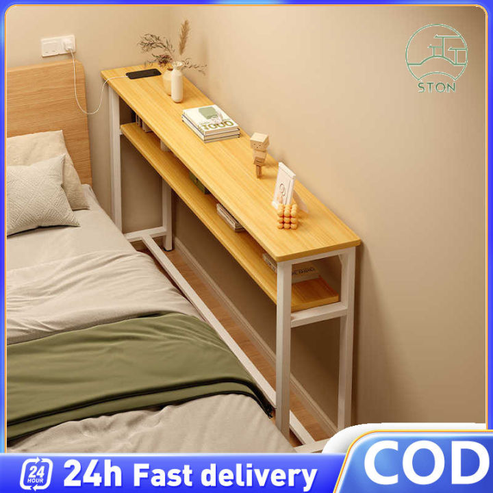 STON Long Bedside Table Simplicity Wooden Bedside Table Coffee Table ...