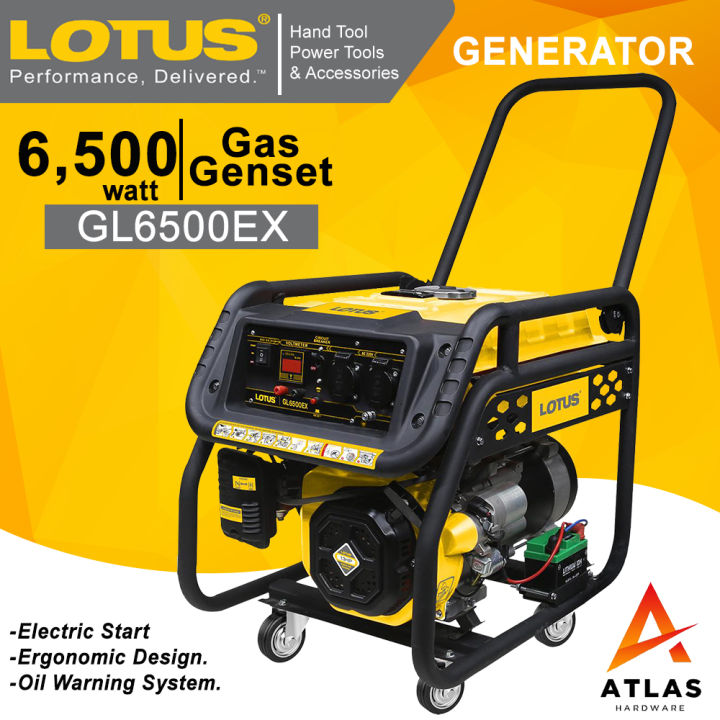 Lotus 6500W Gasoline Generator (Electric) GL6500EX ORIGINAL | Lazada PH