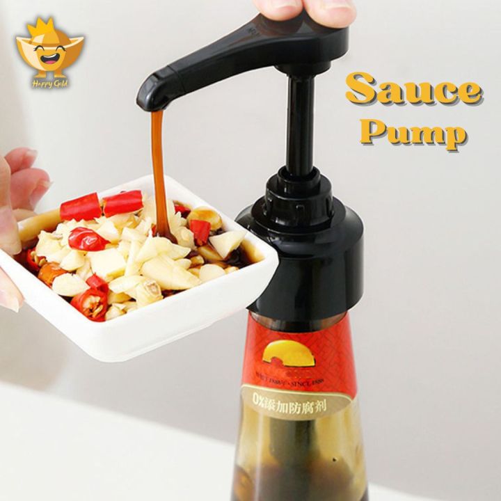 𝓗𝓖 Food Plastic Sauce Pump for Ketchup/Chocolate, Coffee Syrup Dispenser Pump for bottle, Oyster ...