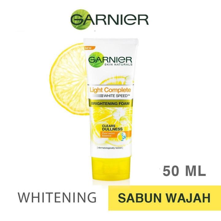 Garnier Light Complete White Speed Multi-Action Brightening Foam - 50ml ...