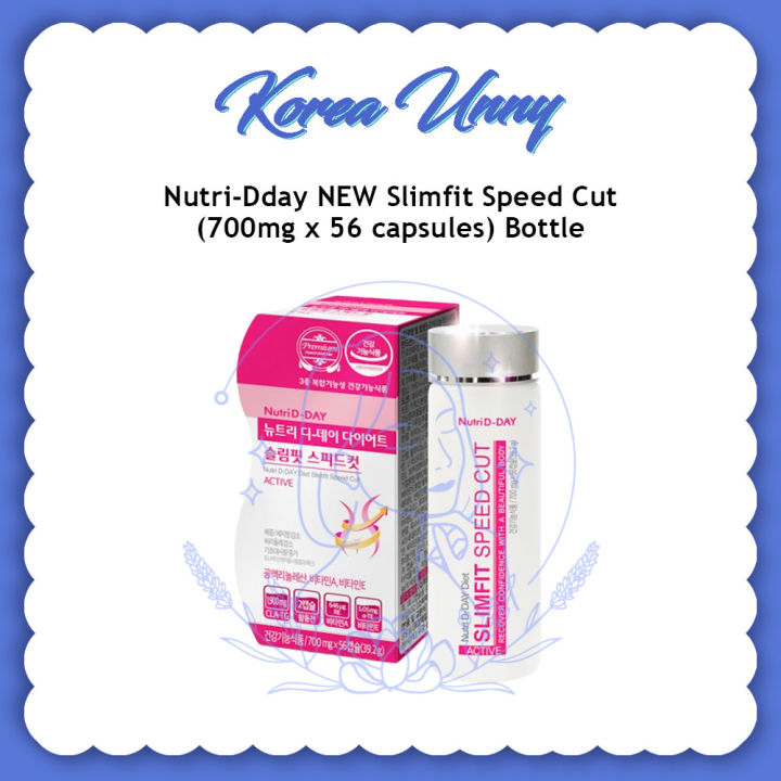 Nutri-Dday NEW Slimfit Speed Cut 700mg x 56 capsules (Bottle) | Lazada ...