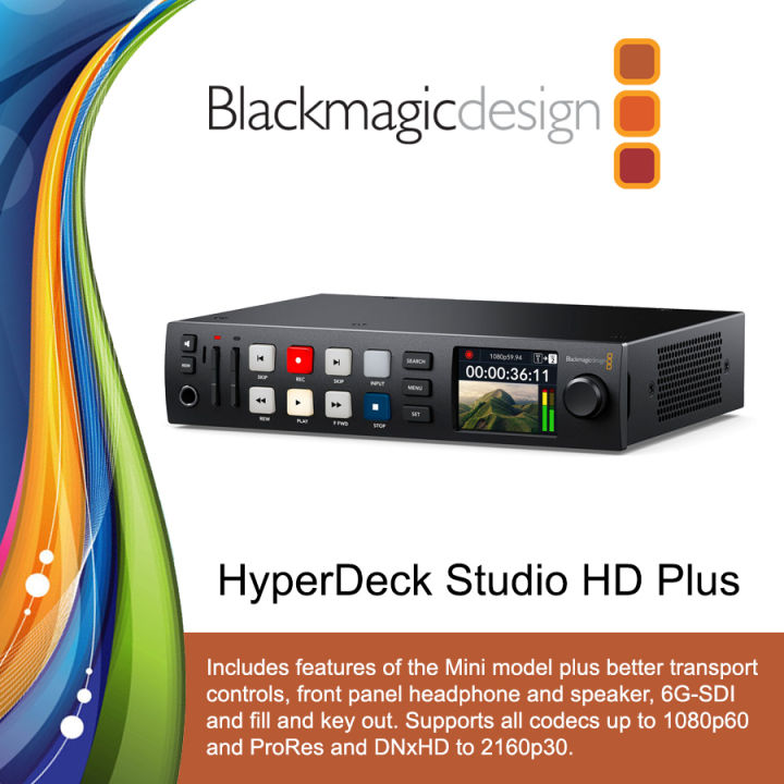 Blackmagic Design HyperDeck Studio HD Plus | Lazada