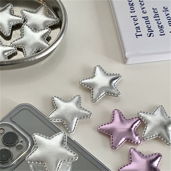 INS Korean 3D Puff Star Pop Socket Phone Holder Ring Bracket for Mobile ...