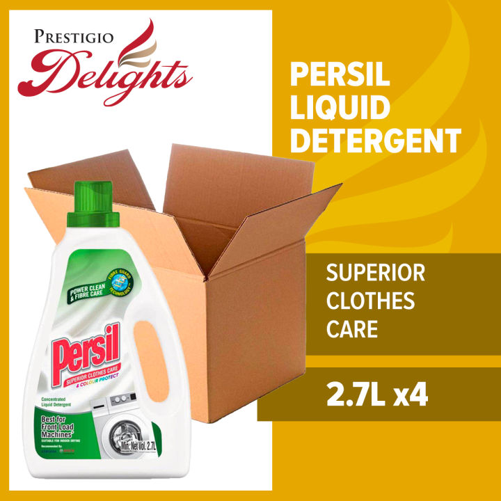 Persil Liquid Detergent 2.7L Bundle of 4 | Carton Deal | Lazada Singapore