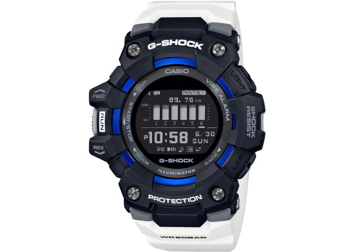 [Powermatic] Casio G-Shock GBD-100-1A7 G-SQUAD Bluetooth® White Resin ...