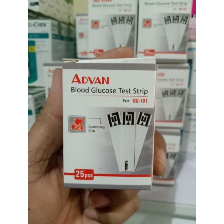 HOT CQCES ADVAN STRIPS BLOOD GLUCOSE STRIPS 25 | Lazada PH