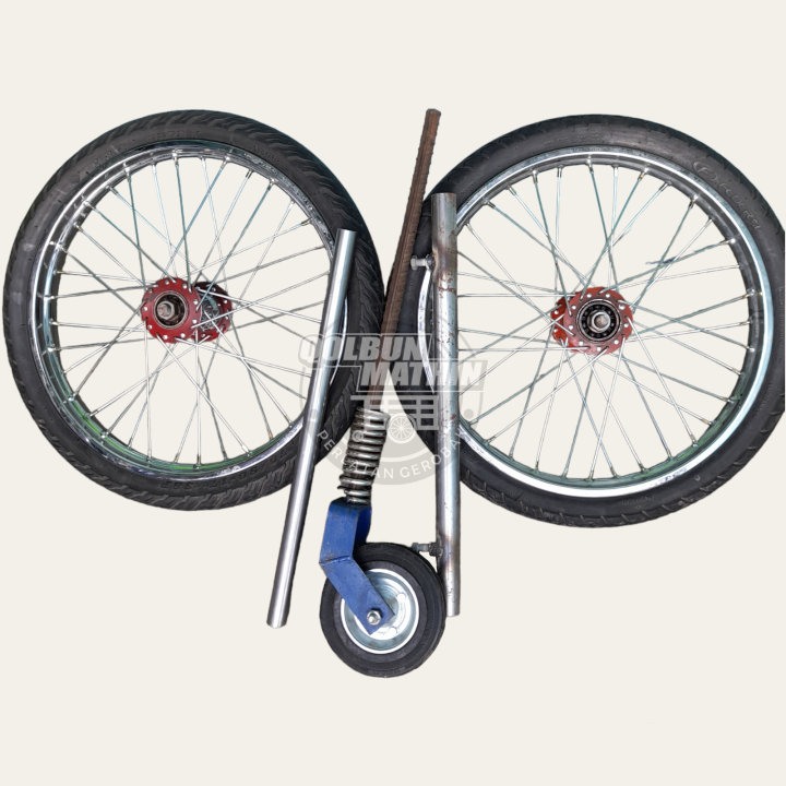 Velg Roda Gerobak / Ban Roda Gerobak Jari-Jari Ukuran 17 Satu Set ...