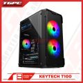 TGPC / KEYTECH T100 Tempered Glass Side Mesh Front Panel Case | Keytech ...