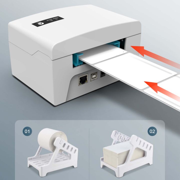 Sticker Printer Thermal Printer Adjustable Print Width 80mm for Express ...