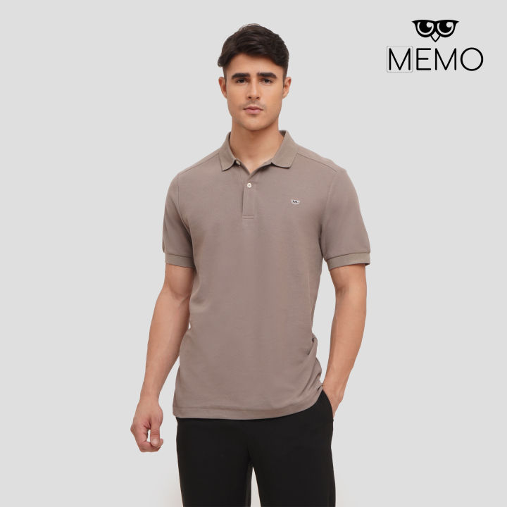 Memo Ultimate Basics Owl Polo For Men (Cement/Cloud Blue/Orange/Sand ...