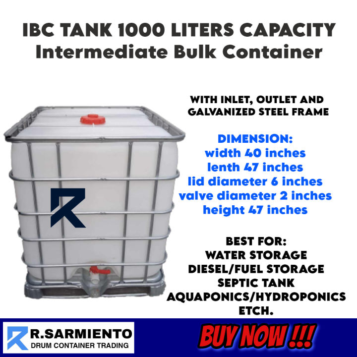 ♻️ IBC TANK 1000 LITERS (USED) | Lazada PH