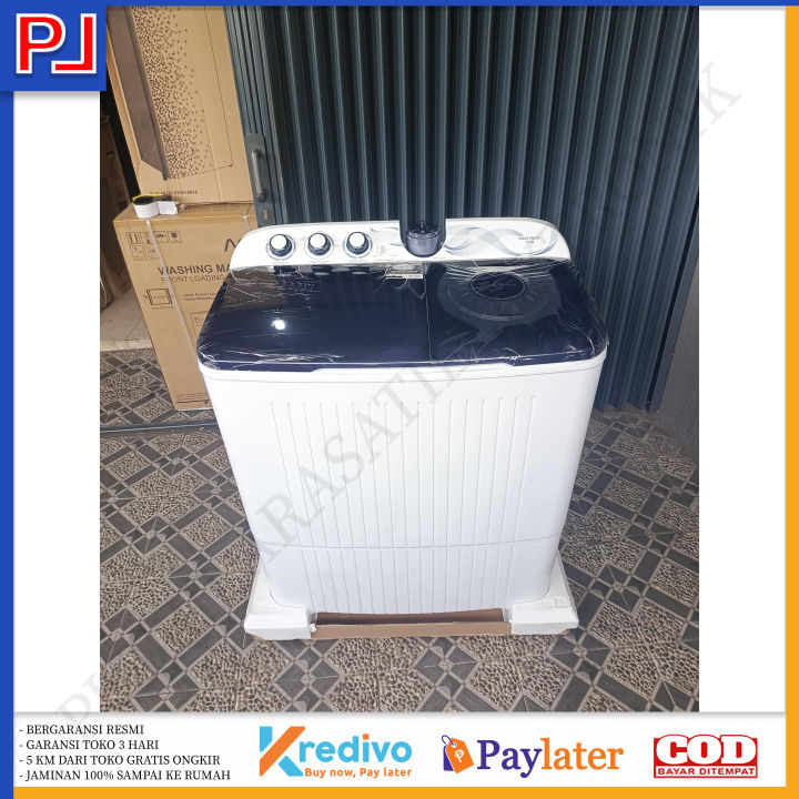 MESIN CUCI 2 TABUNG POLYTRON KAPASITAS BESAR 14KG PWM 1403 | Lazada ...