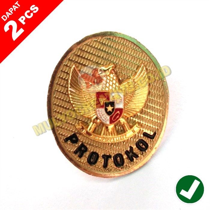 Pin Protokol Lambang Garuda Indonesia Bentuk Oval / 2pcs | Lazada Indonesia