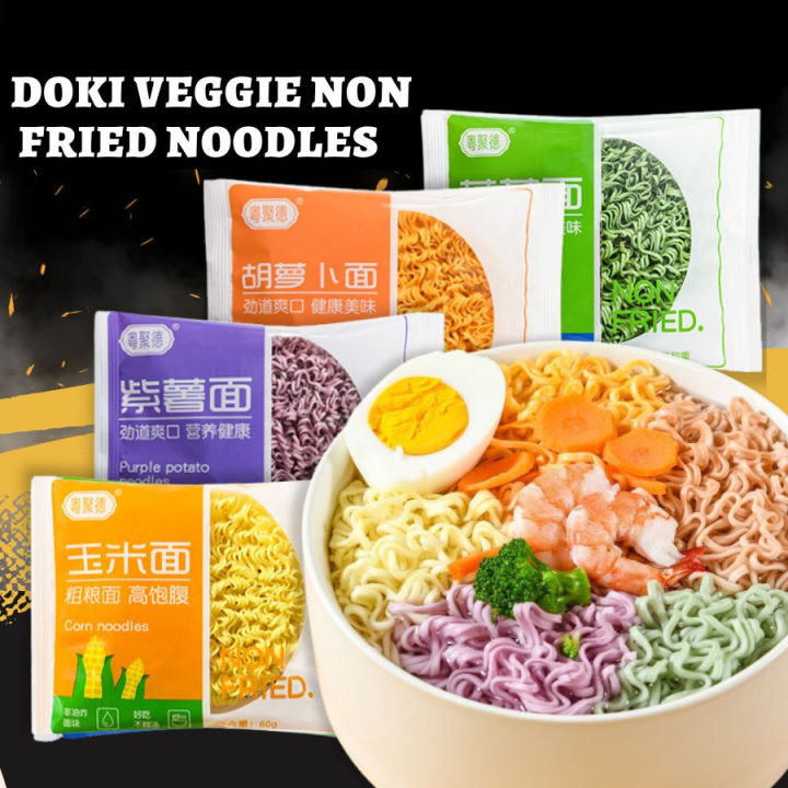Vegetable noodles Doki veggie non-fried noodles buckwheat healthy no ...
