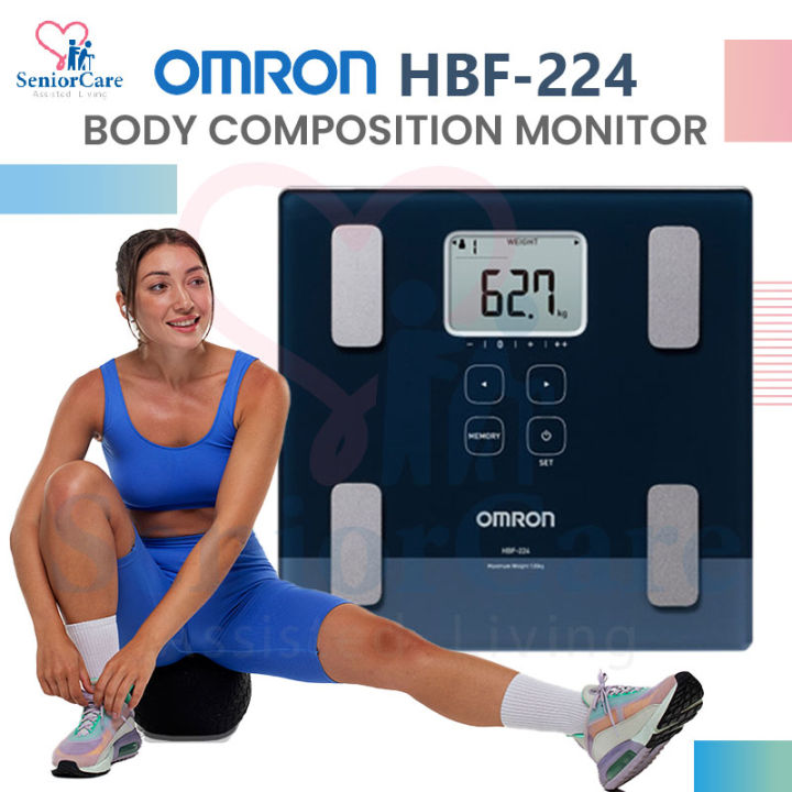 OMRON HBF-224 Body Composition Monitor - Body Scan Scale Smart Digital ...