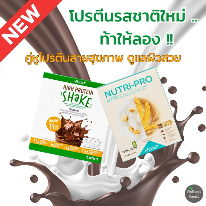 โปรตีนสุขภาพ ผิวใสด้วยคอลลาเจน Nutripro&HIGH Protein Shake โปรตีนเชค ...
