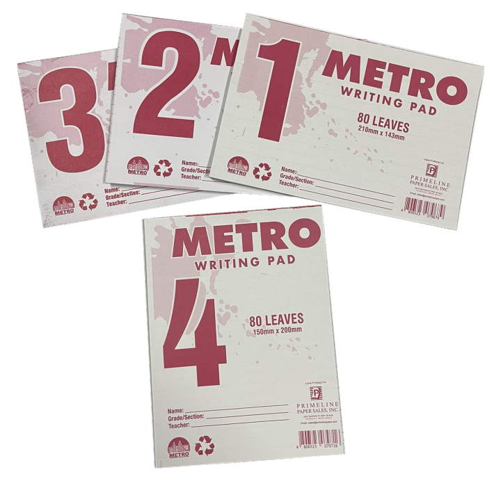 Elementary Pad Paper 80lvs Grade 1, Grade 2, Grade 3, Grade 4 | Lazada PH