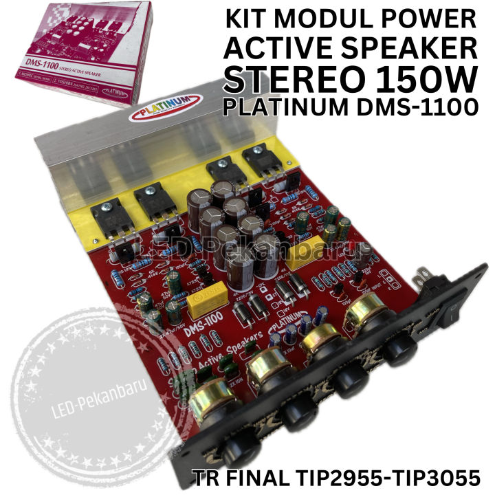 KIT AUDIO MODUL SPEAKER AKTIF 150W STEREO AMPLI RAKITAN TR FINAL POWER ...
