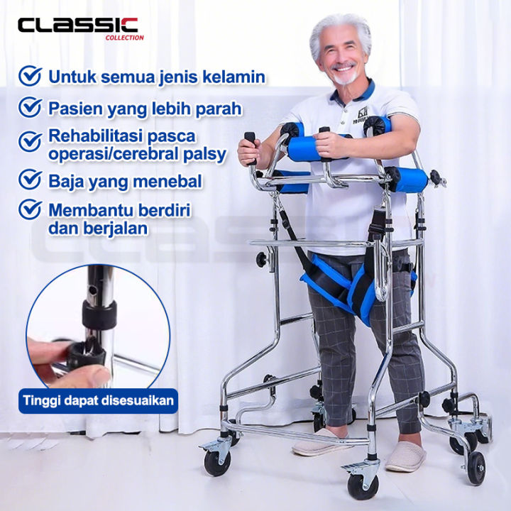Rollator Walker Rehabilitasi [3-in-1] - Cocok Anak Cerebral Palsy 85 ...