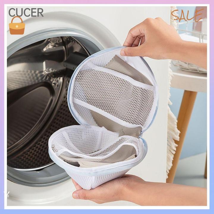 CBT 2pcs Mesh Material Laundry Bag Anti Entanglement White Underwear ... CBT 2pcs Mesh Material Laundry Bag Anti Entanglement White Underwear ...
