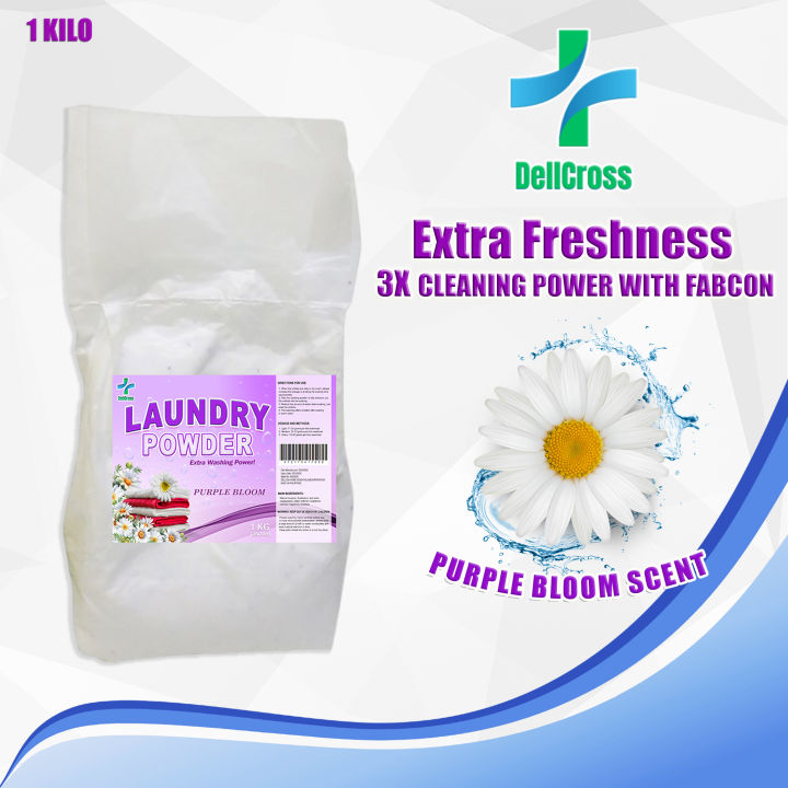 DELLCROSS POWDER DETERGENT UP TO 3X POWERFUL CLEANING with FABCON ...