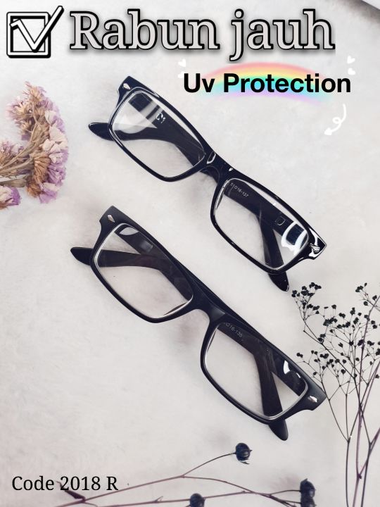 Cermin mata rabun jauh (spek myopia) dengan pelindung uv (code 2018 R ...