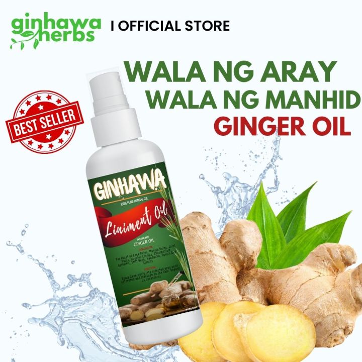 Ginger Turmeric Liniment Oil with Luyang Dilaw Extract - Herbal Spray ...