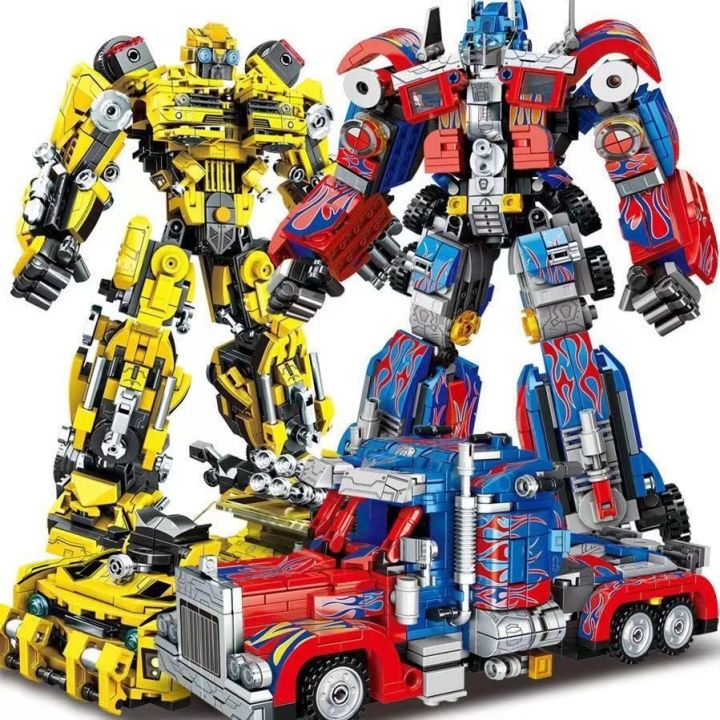 Compatible with lego Gao Yizhi assembled block optimus prime ...