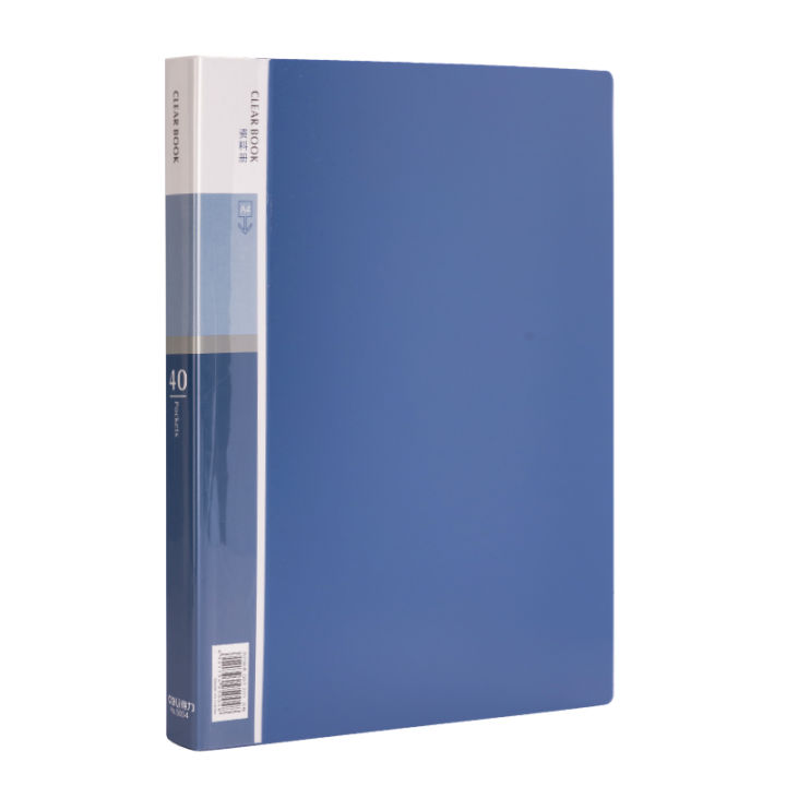 Deli Display Book / Map Clear Holder / Document Keeper A4 40 Pocket ...