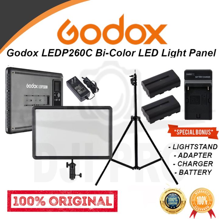 Godox LED P260C / P 260 C Bi Color LED Light Panel | Lazada Indonesia