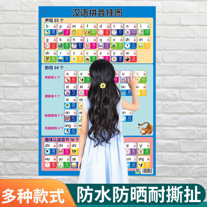 Chinese Pinyin Alphabet Wall Sticker Primary School First Grade Initial ... Chinese Pinyin Alphabet Wall Sticker Primary School First Grade Initial ...