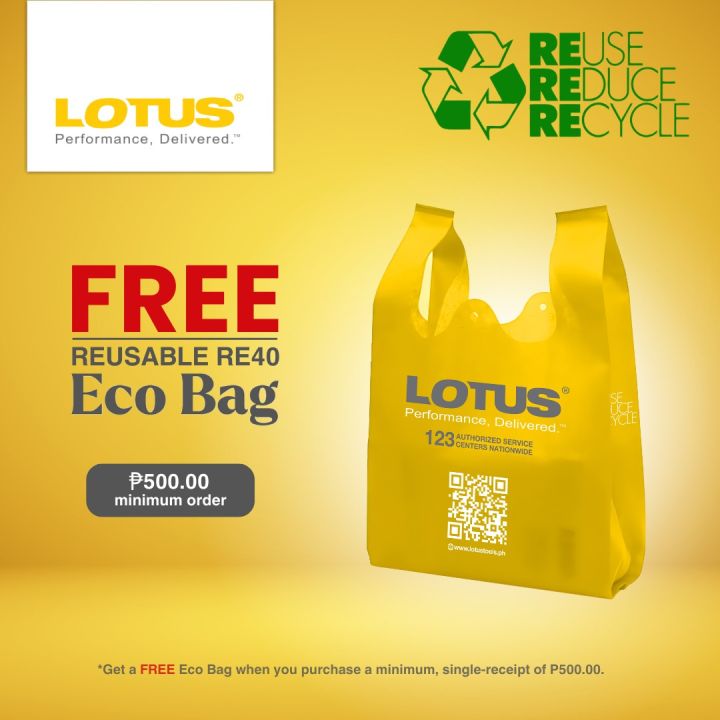 LOTUS REUSABLE ECO BAG (MEDIUM) RE40 - LOTUS TOOLS | Lazada PH