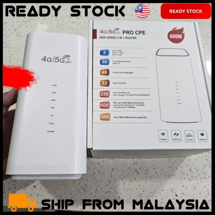 600Mbps 5G WIFI Router WiFi Router Modem CAT CPE Pro CPF101-E 32 User 4G 5G LTE | Lazada