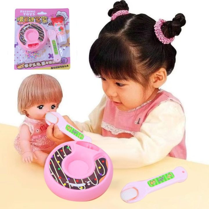 REAGENT Simulation Cream Donut Food Feeding Toy Interactive Play DIY ...