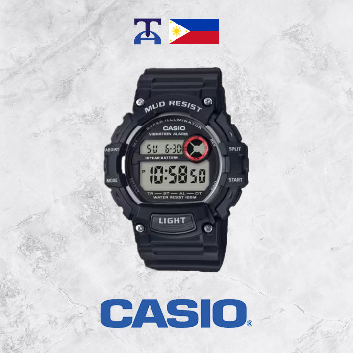 Casio Mud-Resistant Digital Watch w/ Vibration Alarm | Lazada PH