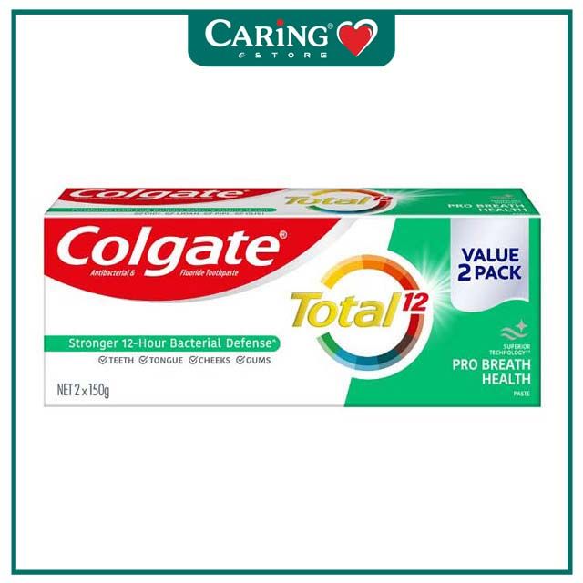 COLGATE TOTAL PRO BREATH HEALTH TOOTHPASTE 150G X 2 | Lazada