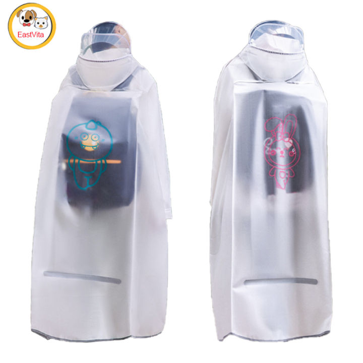 Reusable Rain Ponchos, Raincoats For Kids With High Gloss Reflective ...