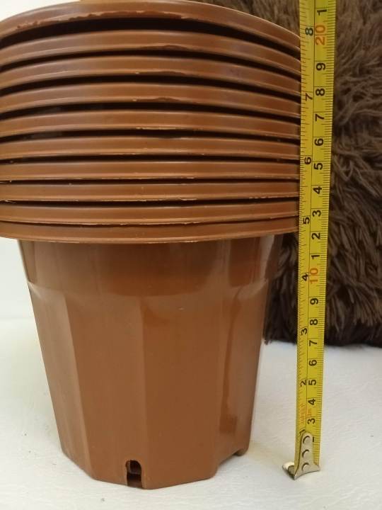 10 pcs E230 small 6.25 inches daimeter Plastic pots Kaang planter plant ...