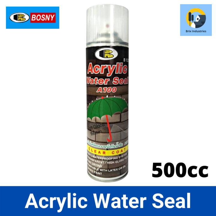 Bosny Acrylic Water Seal Spray A100 Umbrella B127 High Gloss Clear Coat ...