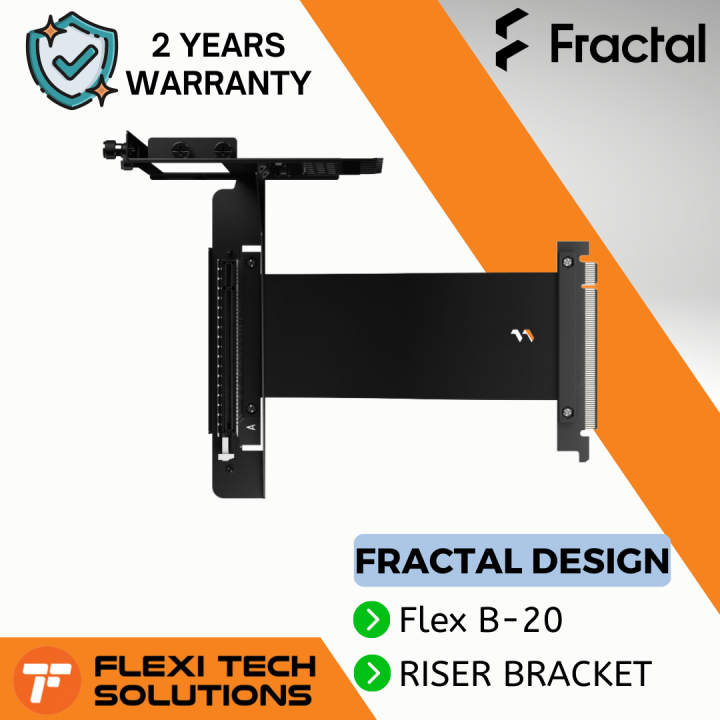 Flexi Tech FRACTAL DESIGN Flex B-20 Vertical riser bracket mount GPU ...