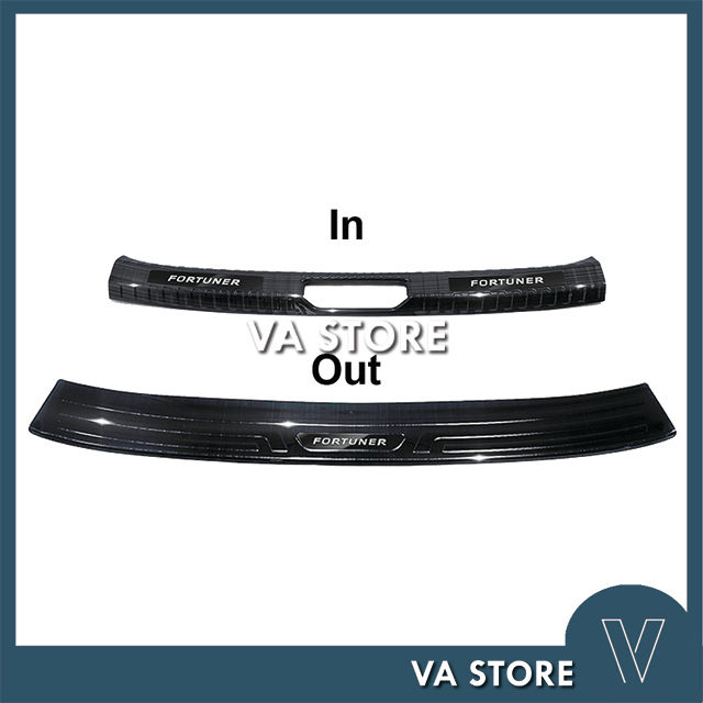 Toyota Fortuner Rear Bumper Protector Scuff Plate Trim Cover For ...