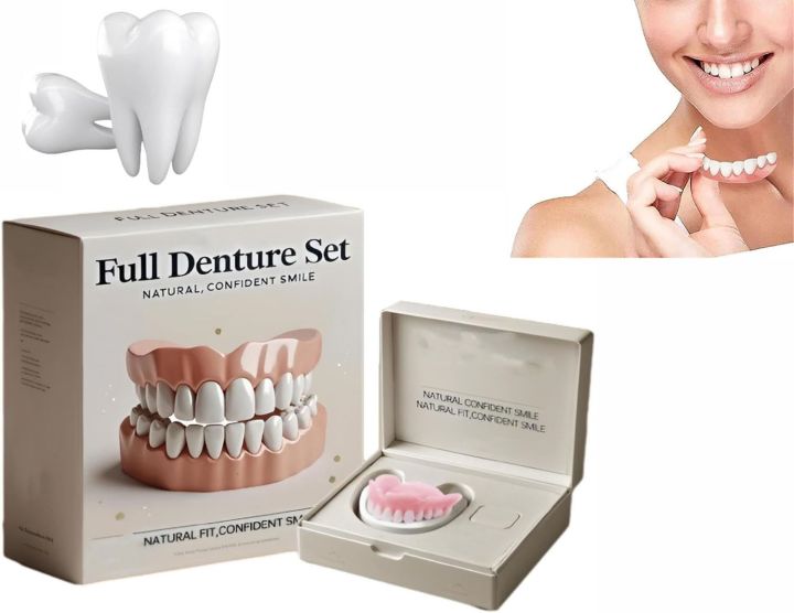 Advanced Customized Full Denture Set,Silicone Reline Denture Set ...