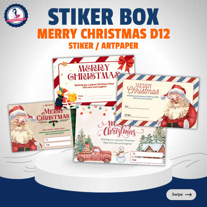 Stiker Nasi Box Natal Merry Christmas / Request tema natal Kartu ucapan ... Stiker Nasi Box Natal Merry Christmas / Request tema natal Kartu ucapan ...
