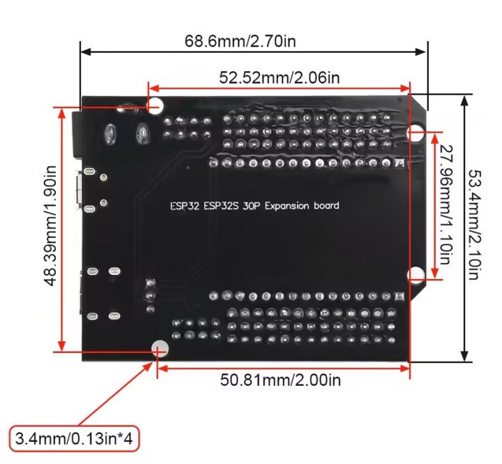 ESP32 expansion board ESP32 30P V1 power board module ESP32S development board expansion board ...