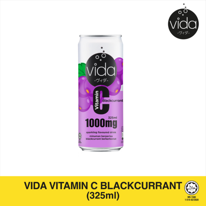 Vida Vitamin C Blackcurrant 325ml | Lazada