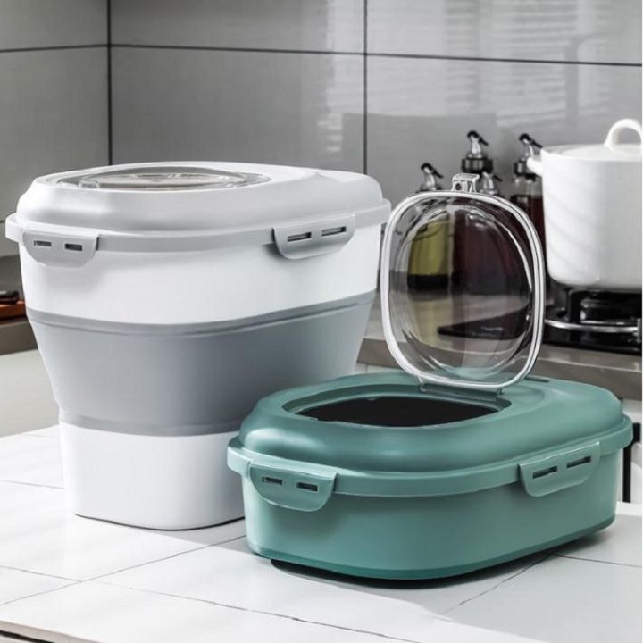 25KG Rice Storage Container Kitchen Moisture-Proof Insect-Proof Rice ...
