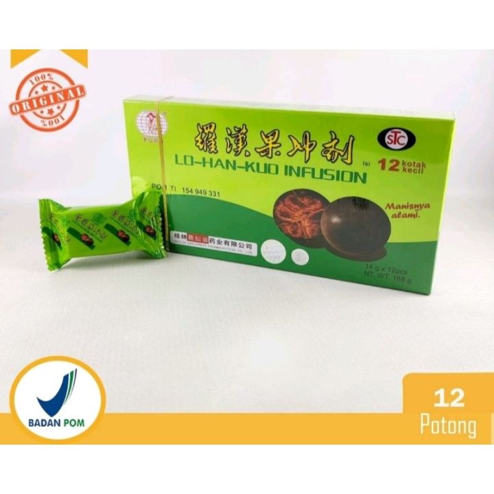Lo Han Kuo Lohankuo Infusion STC Salim Kotak isi 12 teh herbal alami ...