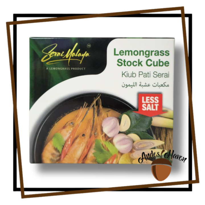 【Serai Malaya】Lemongrass Stock Cube - 60g | Lazada
