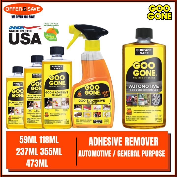GOO GONE Original Goo & Adhesive Remover & Automotive Goo & Sticker ...